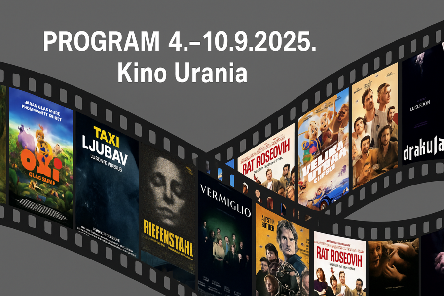 Kino Urania - Petak, 5. rujna 2025. - Osijek.in